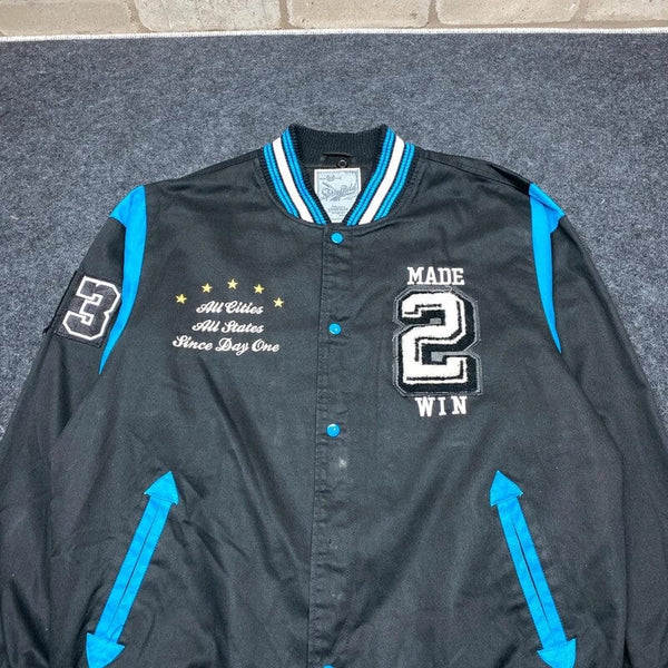 Black Springfield Varsity Jacket Men's XXL | Northern Pole Vintage ...